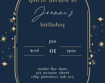 Custom Birthday Invitations - Etsy