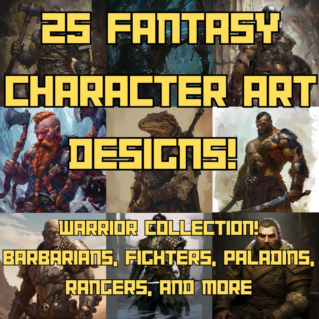 25 Unique Warrior Character Designs for Tabletop Rpgs Diverse Fantasy ...