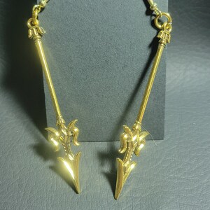 Medieval Warrior Spear Earrings - Fantasy Cosplay Accessories for ...