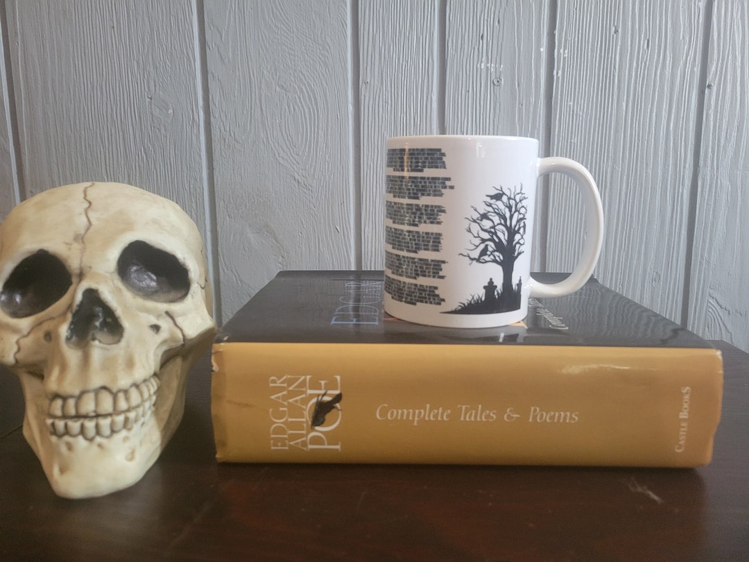 Edgar Allan Poe Mug Exclusive the Raven Full Poem Mug Limited Edition ...