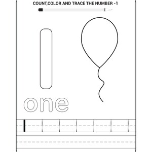 Math Worksheet | Number Tracing Book | 1 to 10 Number Tracing ...