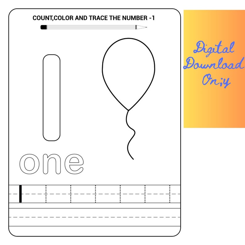 Math Worksheet | Number Tracing Book | 1 to 10 Number Tracing ...
