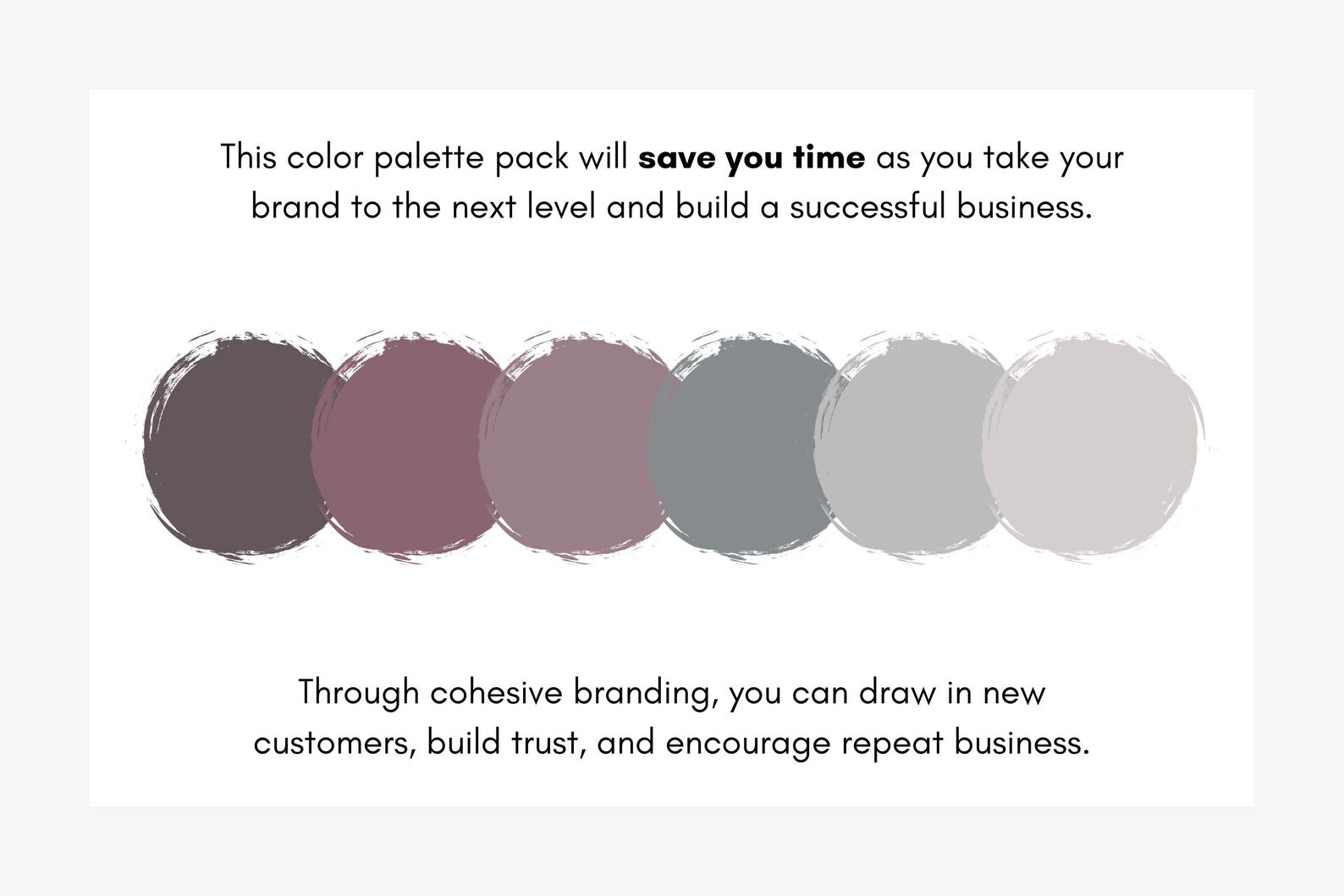Mauve Color Palette, Natural Color Theme, Branding for Website and ...