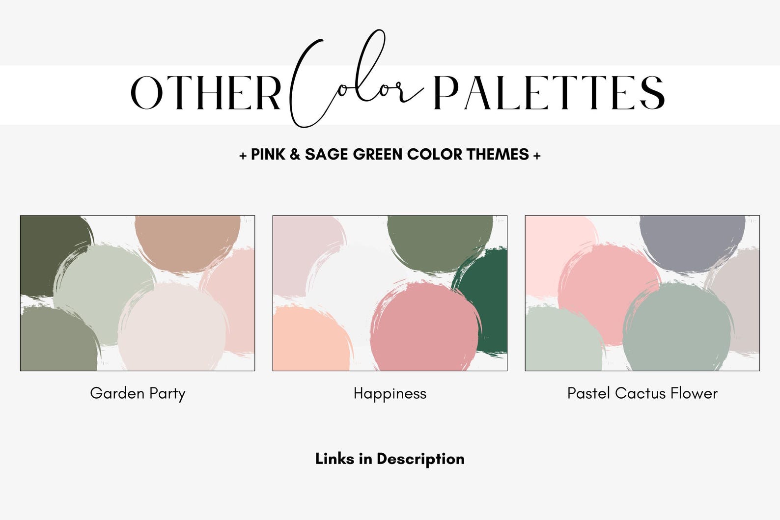 Blush Pink Sage Green Color Palette, Aesthetic Earthy Tones for ...