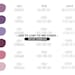 Hydrangea Color Palette, Purple Shades, Lavender, Dusty Rose, Branding ...