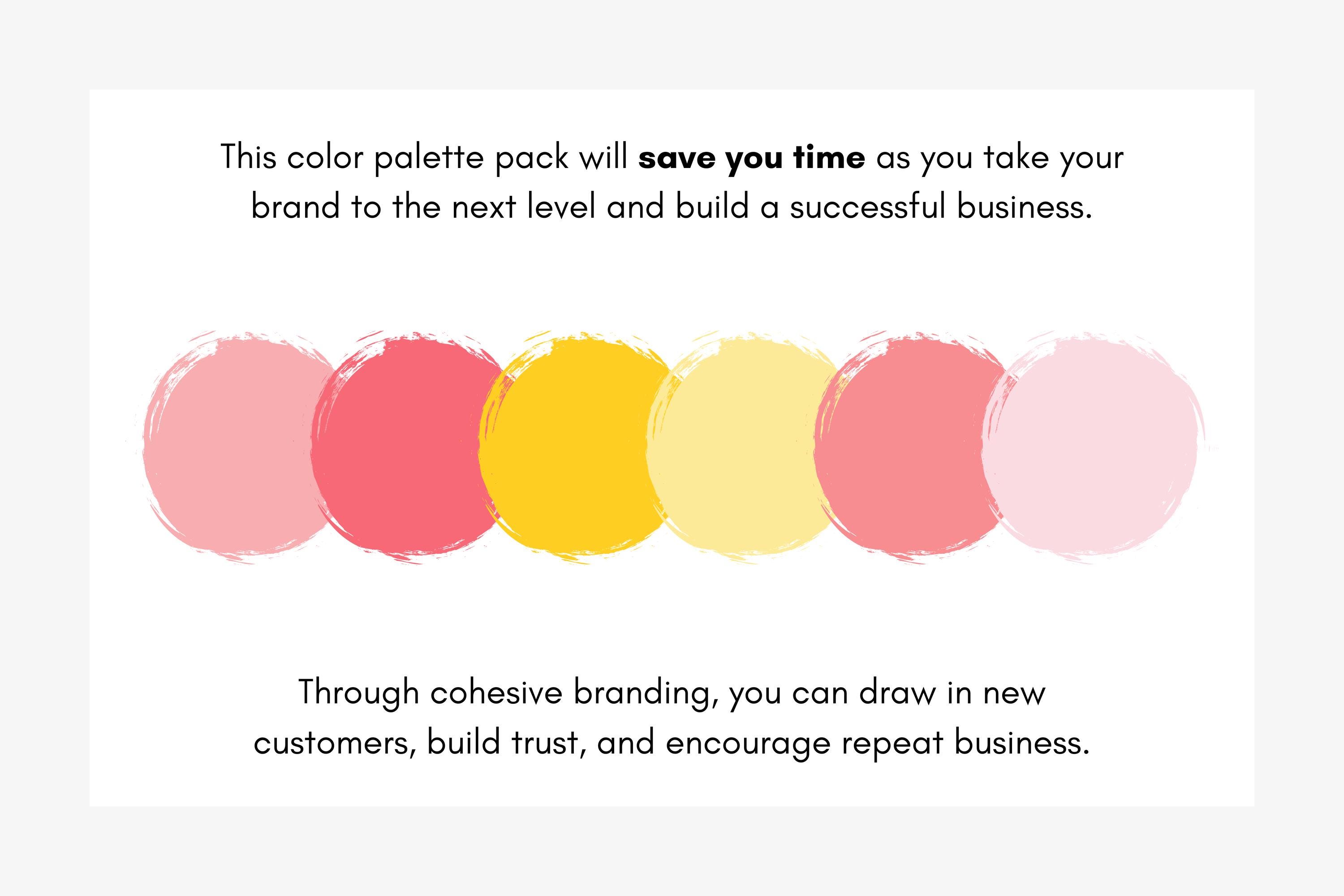 Pink Lemonade Color Palette, Vibrant Branding Design, Website Color ...