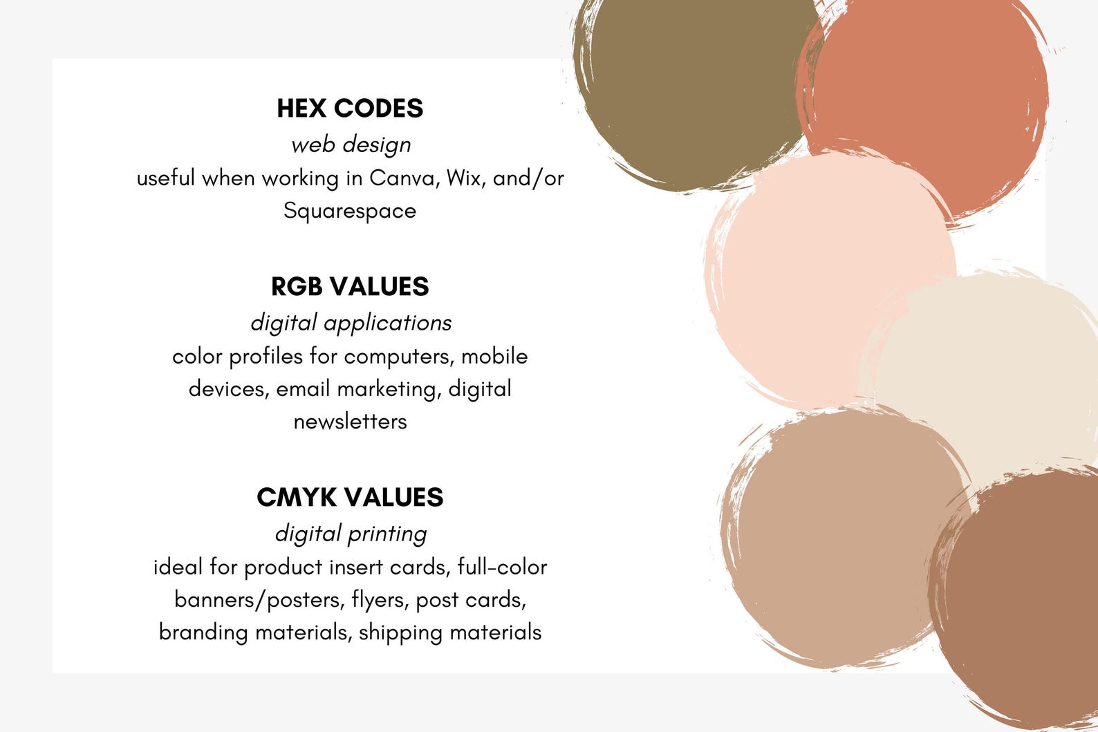 Soft Autumn Color Palette for DIY Branding Design, Fall Brand Colors ...