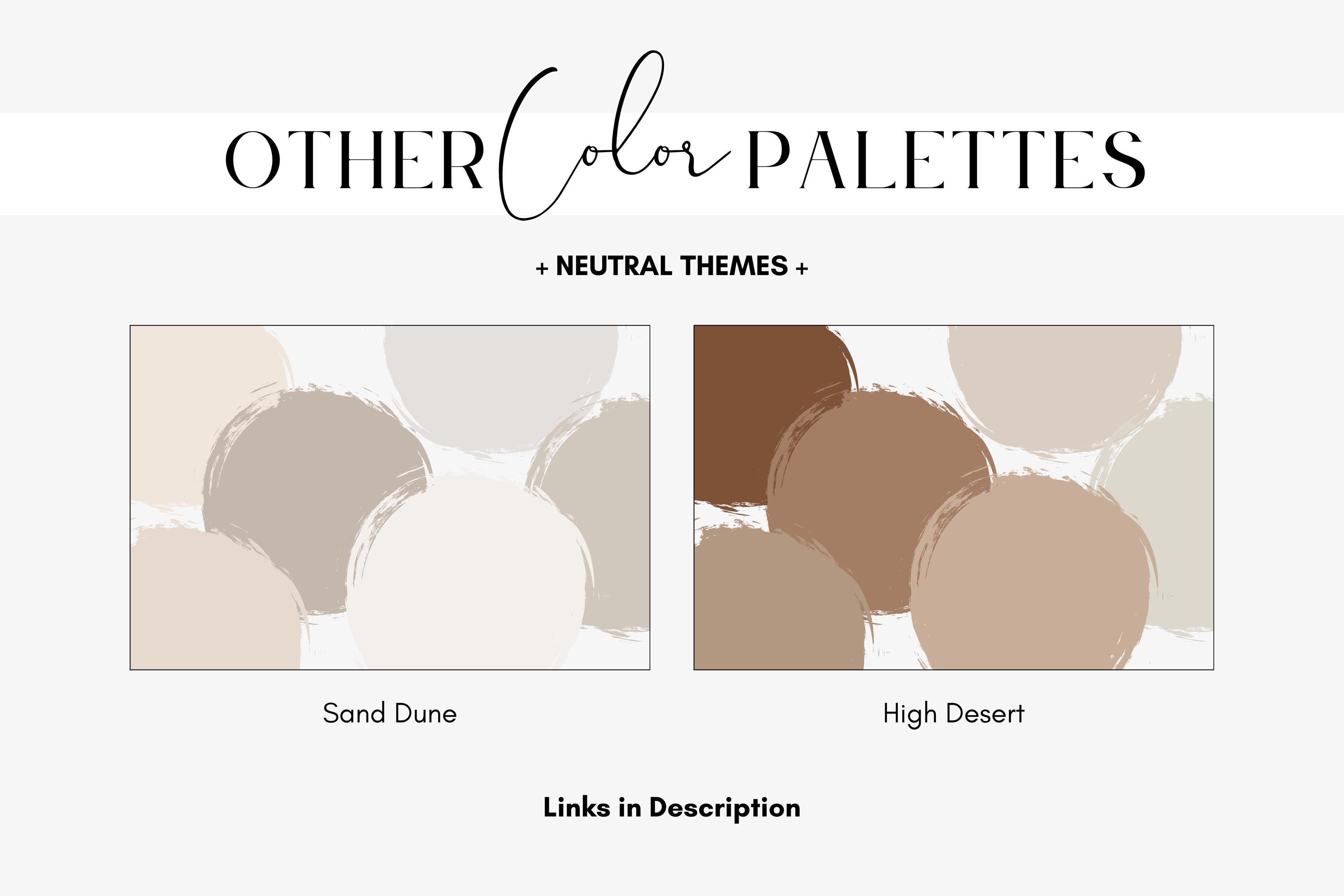 Neutral Color Palette, Warm Earth Tones for Branding, Warm Brown, Greige, Taupe, Light Gray ...