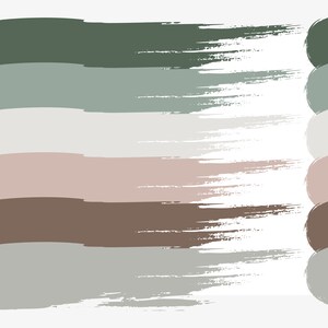 Eucalyptus Color Palette, Neutral Boho Branding for Website and Social ...