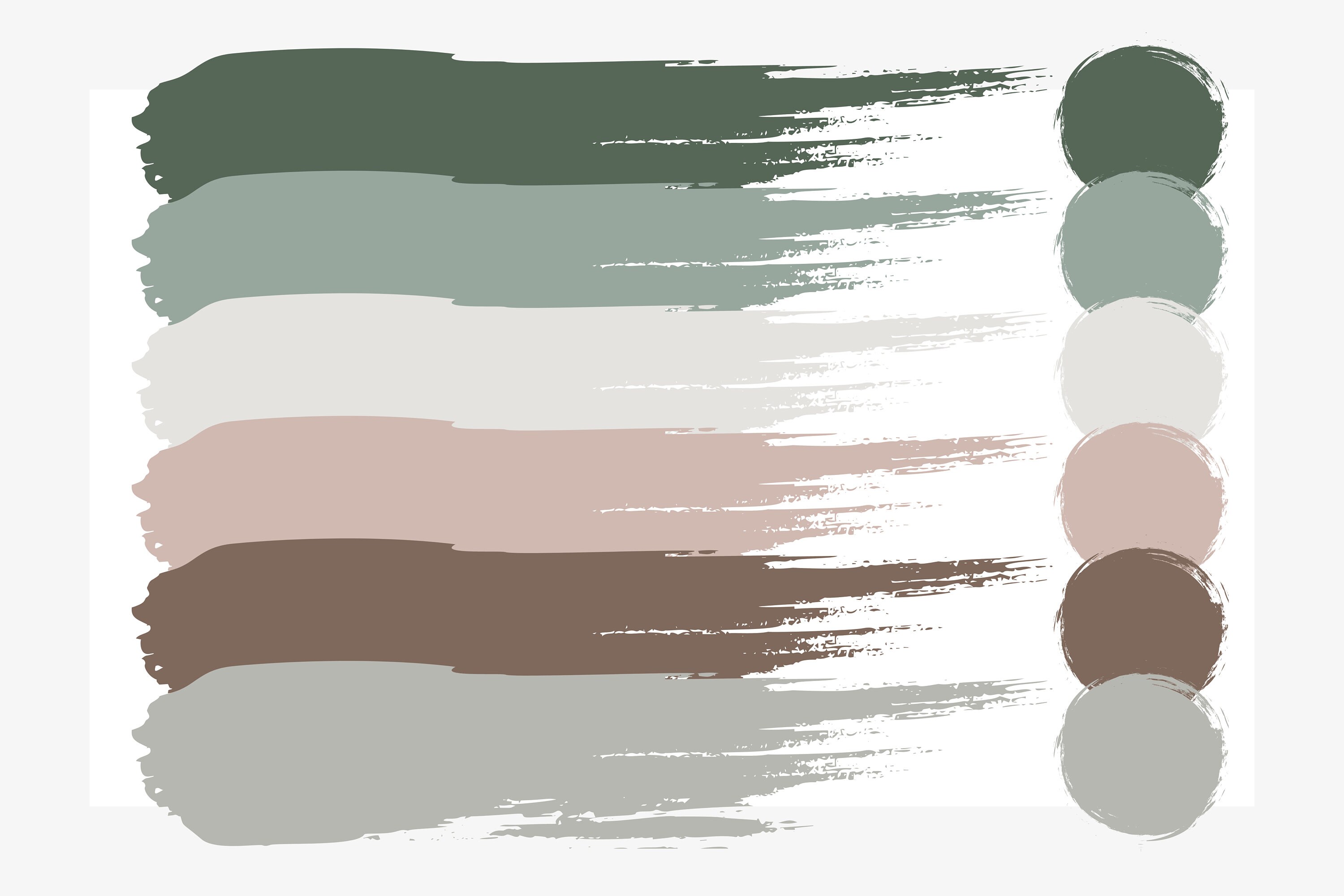 Eucalyptus Color Palette, Neutral Boho Branding for Website and Social ...