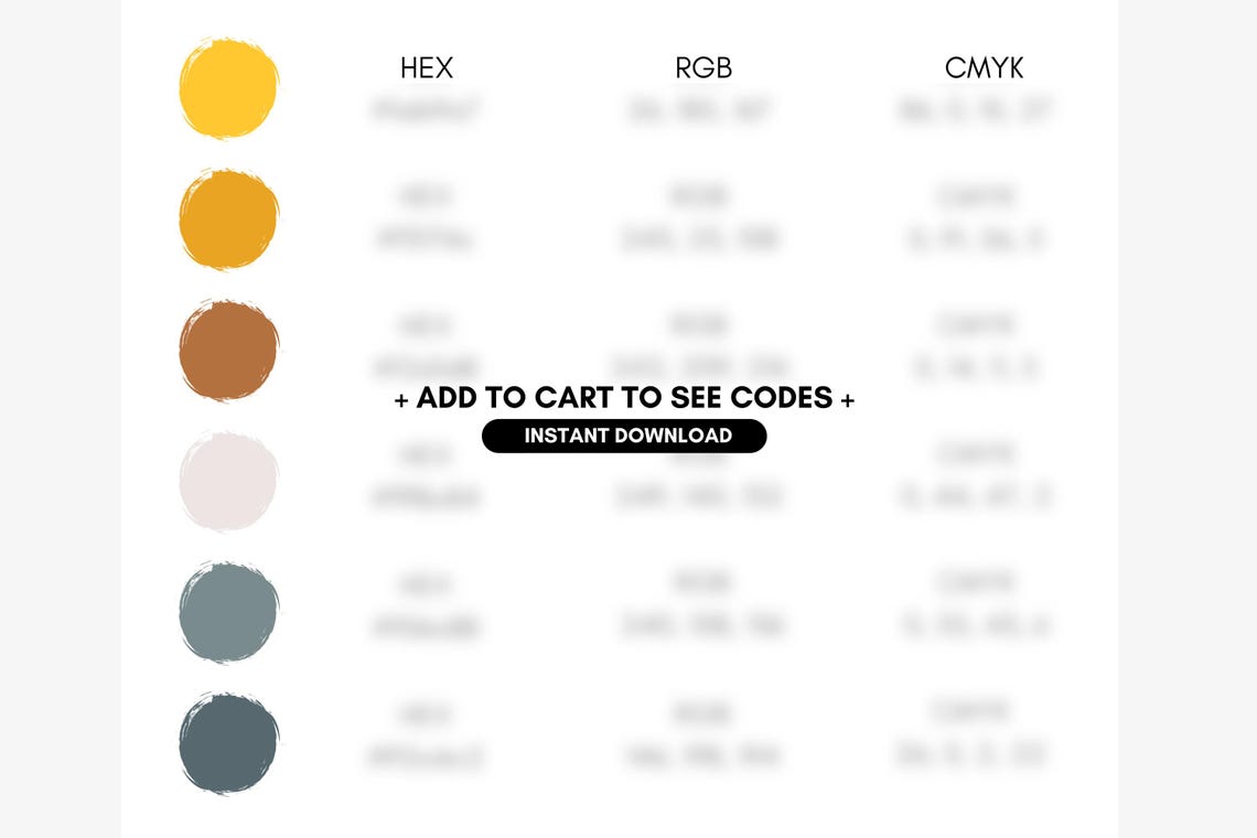 Golden Hour Color Palette, Yellow, Teal Green, Boho Aesthetic, Branding ...