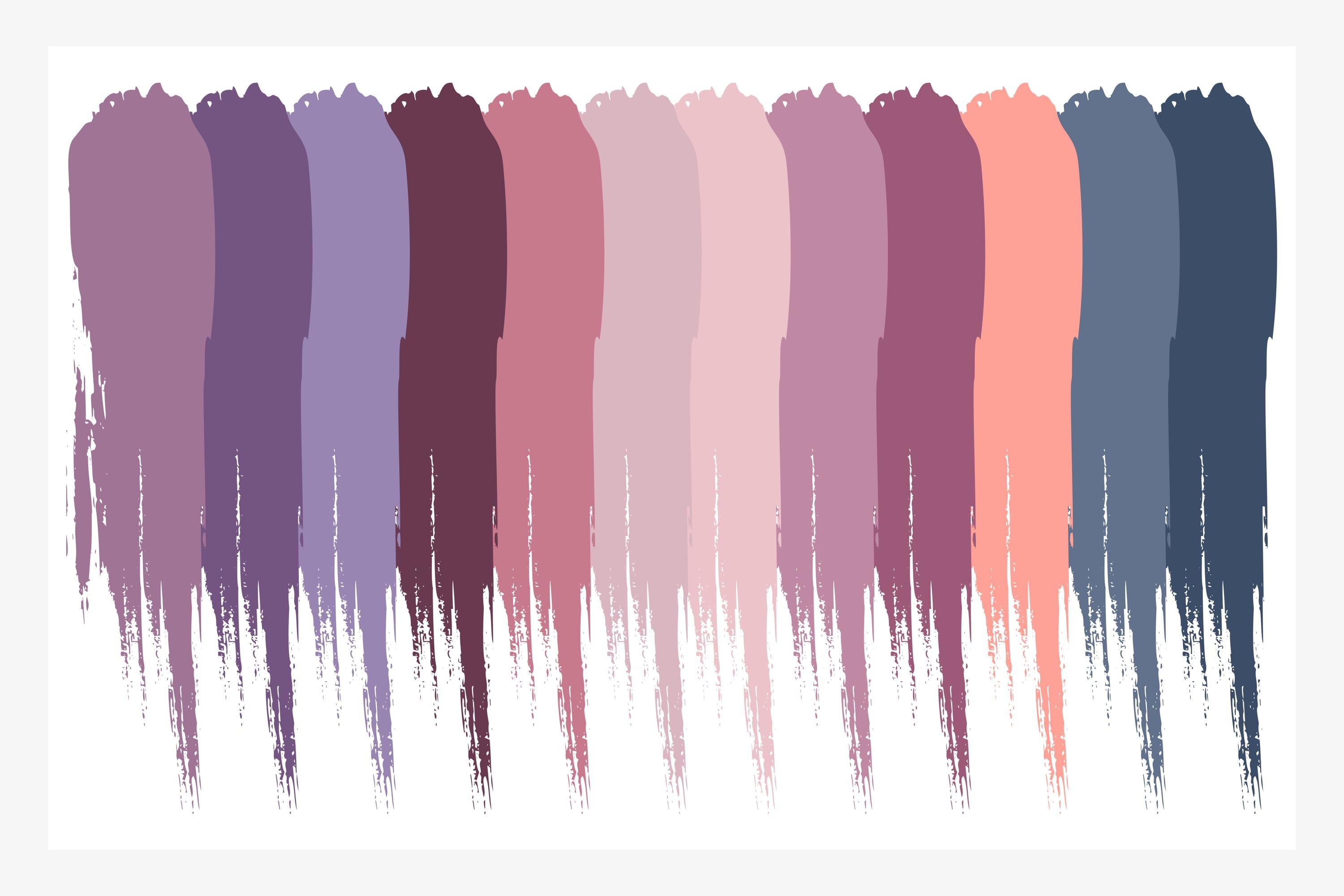 Moody Hydrangea Brand Color Palette, Purple, Lavender, Dusty Rose ...