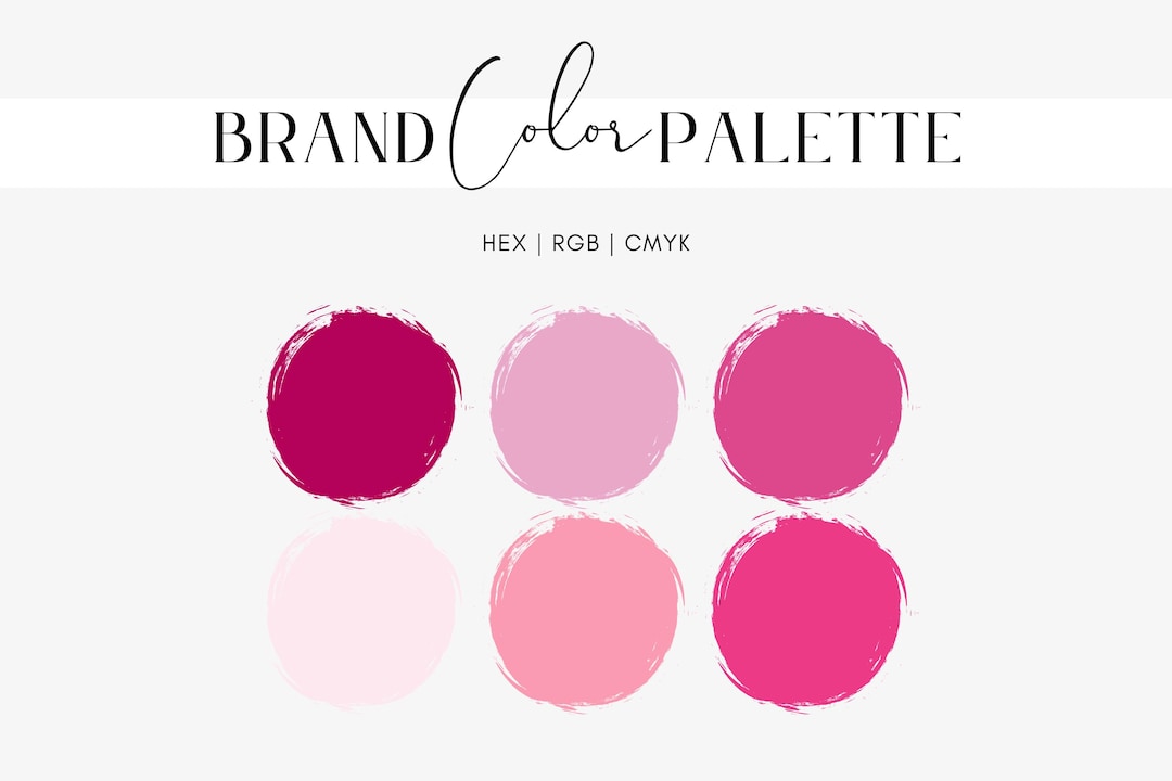 Bright Pink, Baby Pink Color Palette, Shades for Branding, Mean Girls ...