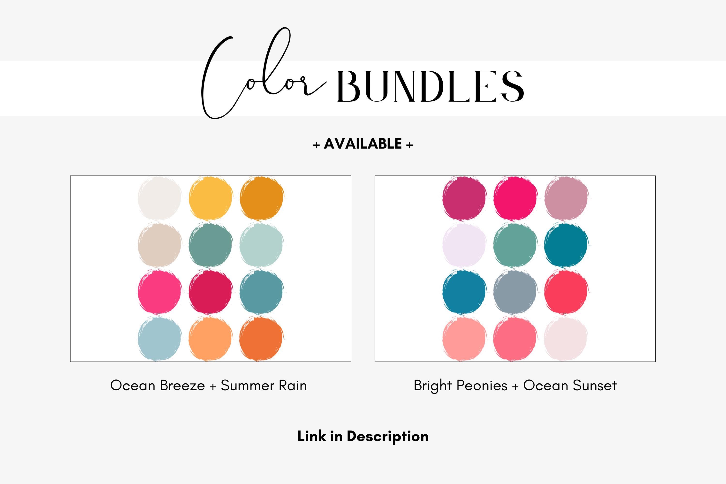 Vibrant Blue Color Palette for Website Color Scheme, Branding Design ...