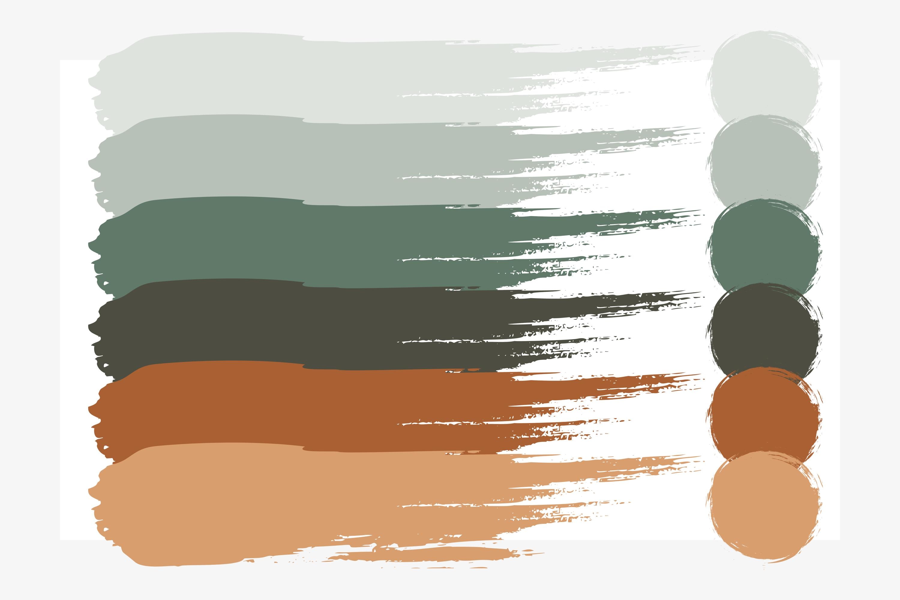 Kiwi Color Palette, Mint, Sage Green, Warm Terracotta, Boho Branding ...