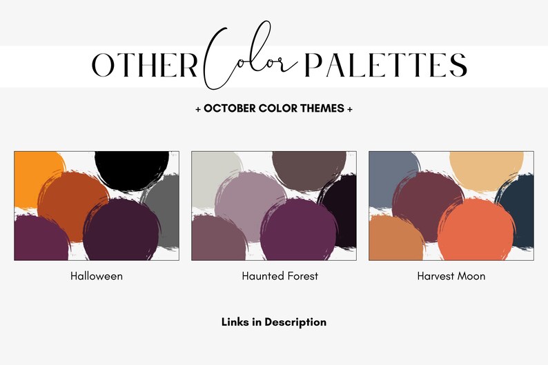 Halloween Cookies Color Palette, Spooky Season Brand Colors for Website ...