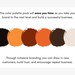 Halloween Cookies Color Palette, Spooky Season Brand Colors for Website ...