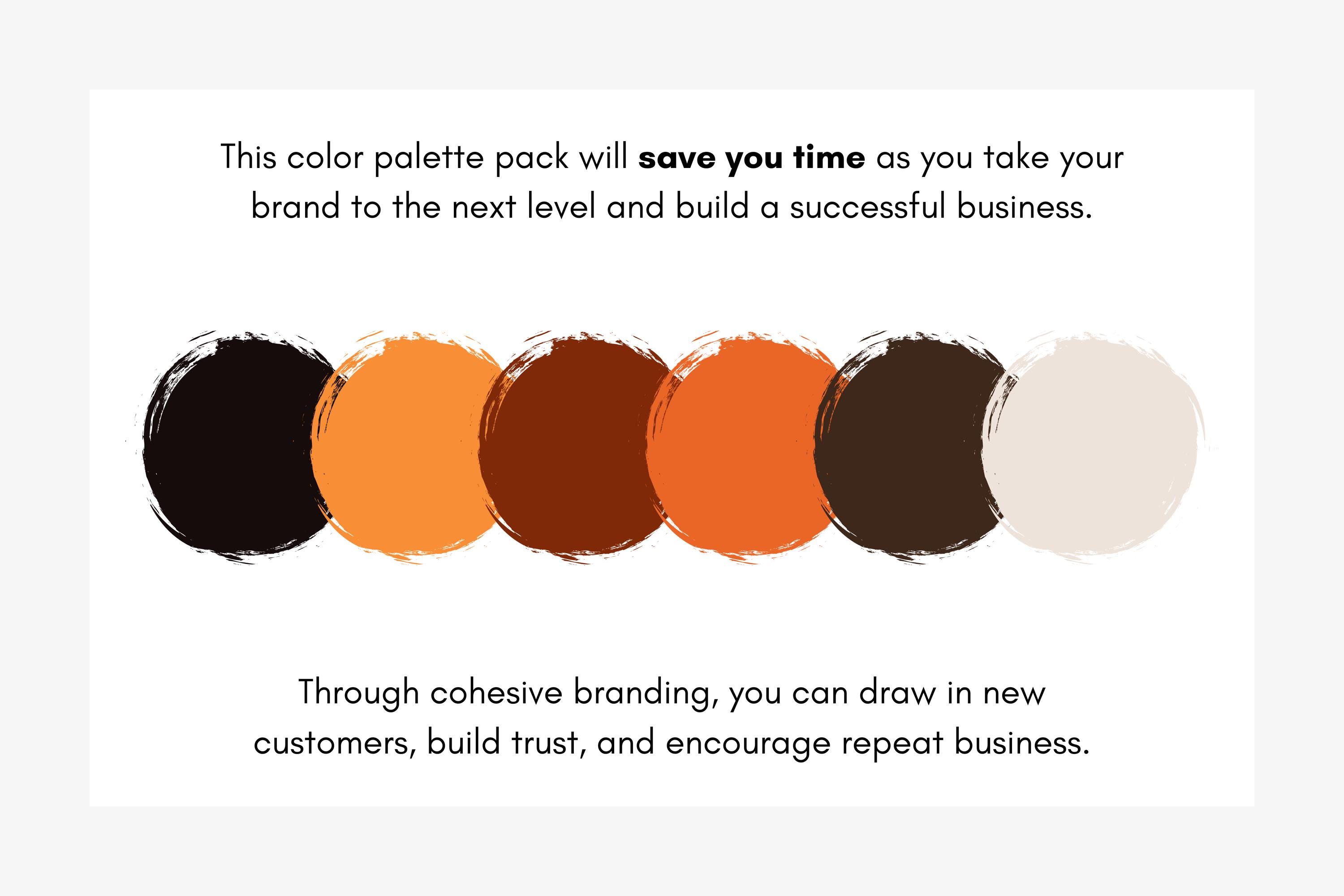 Halloween Cookies Color Palette, Spooky Season Brand Colors for Website ...