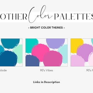Pop Art Color Palette for Small Business Branding, Bright Color Scheme ...