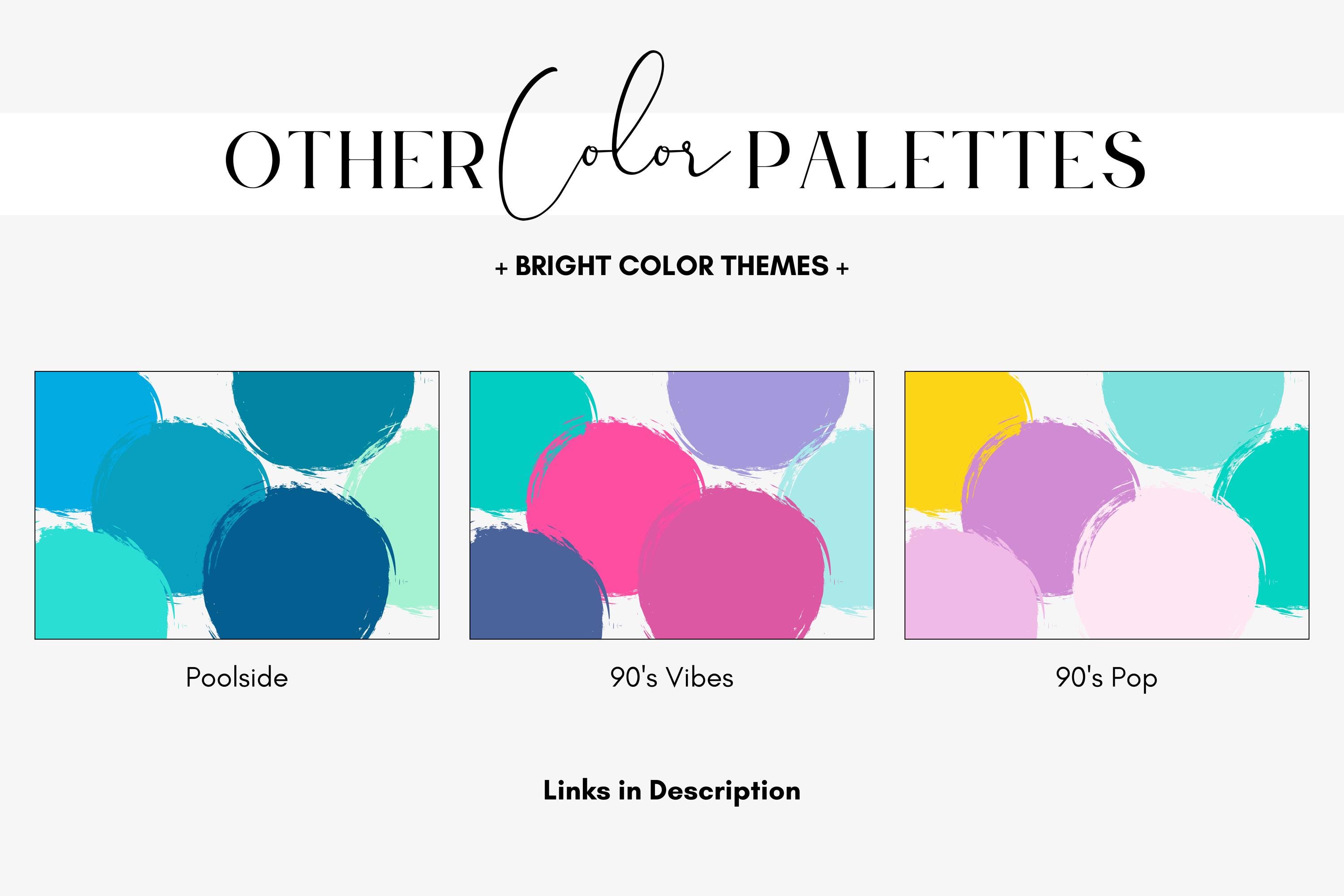 Pop Art Color Palette for Small Business Branding, Bright Color Scheme ...