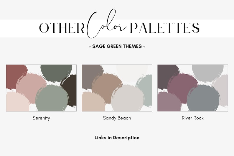 Sage Green Color Palette, Natural Color Theme, Soft Pink, Blush Rose ...