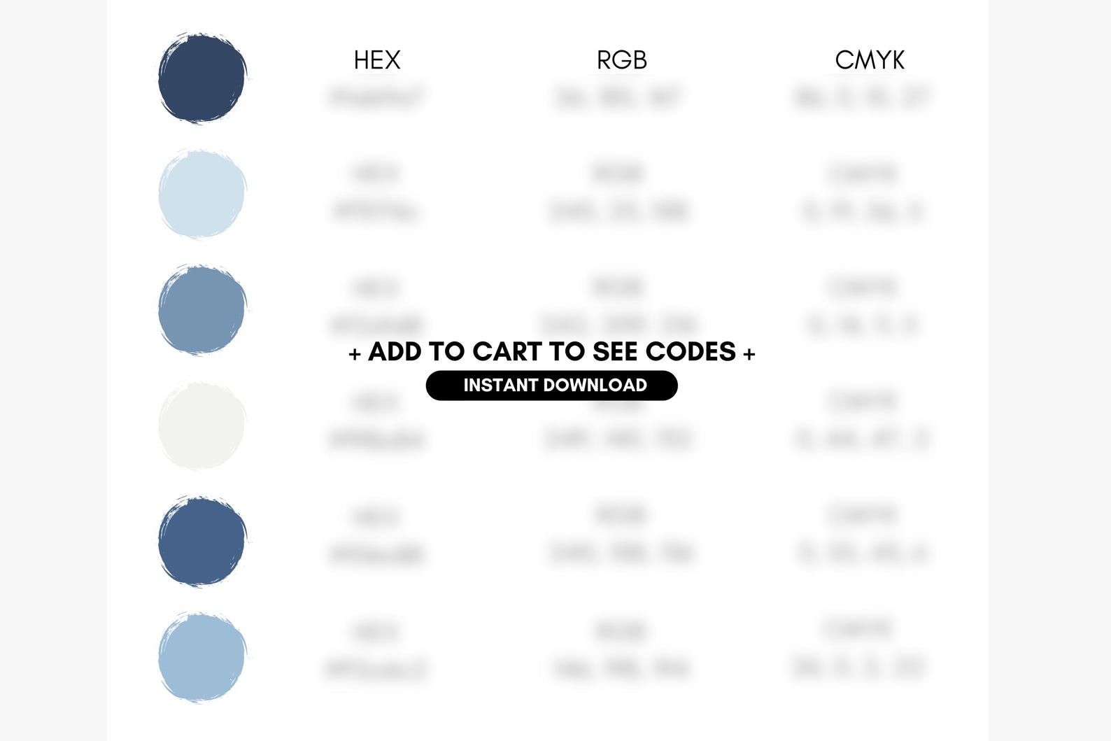 Shades of Blue Color Palette, Dark, Ash, Charcoal, Ice, White, Website ...