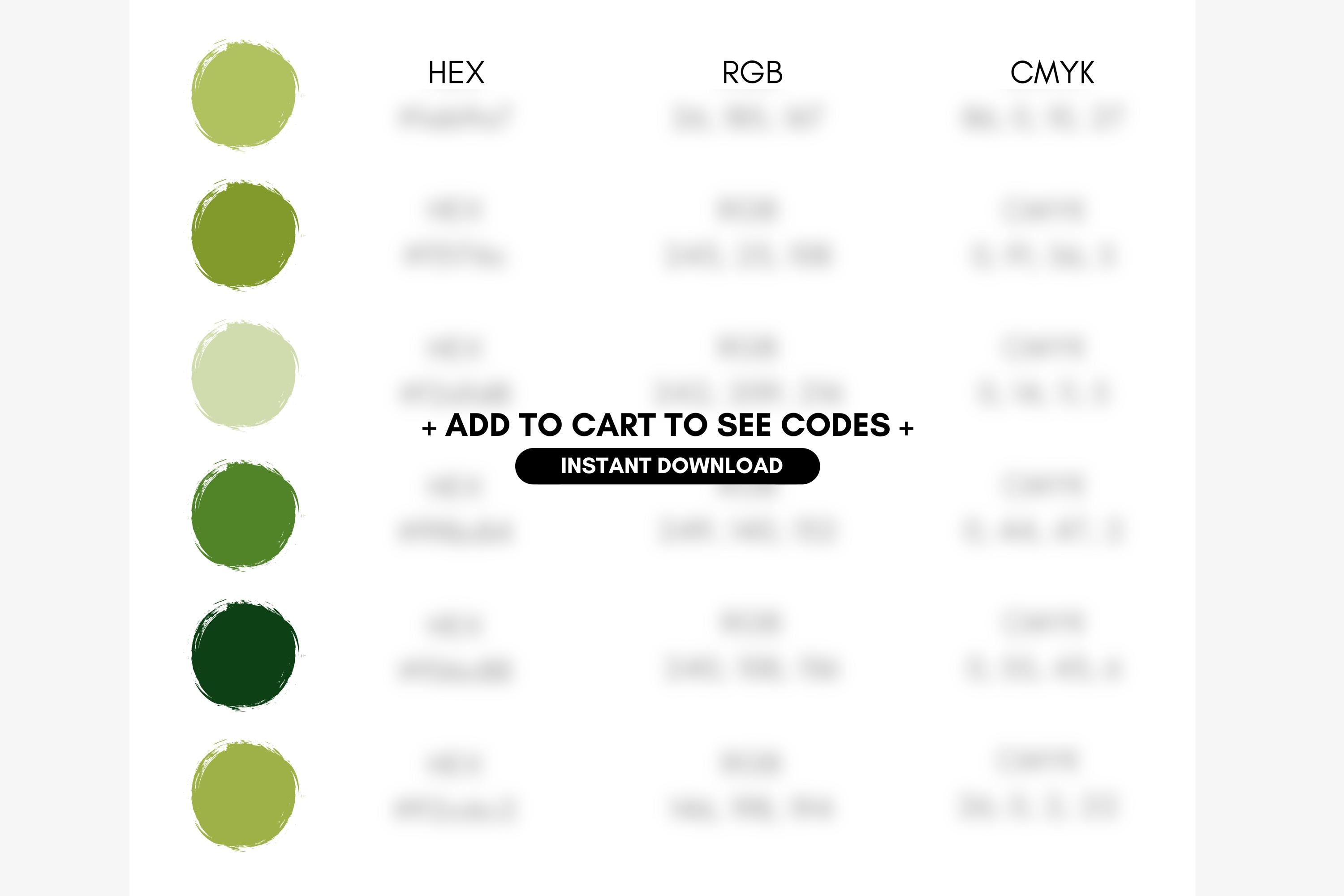 Envy Brand Color Palette, Vibrant Green Shades, Celery, Wasabi, Soft ...