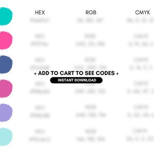 90s Vibes Color Palette for Branding Design, Bright Nostalgic Color ...