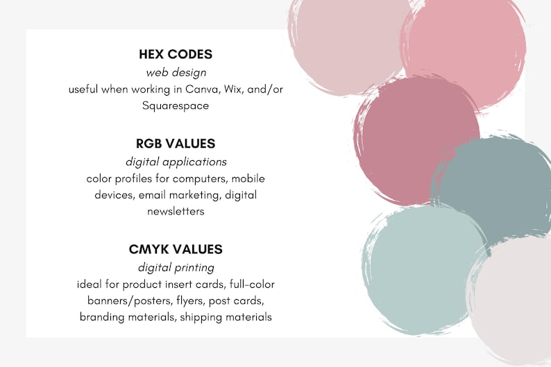 Pink Martini Color Palette for Branding, Dusty Rose, Mauve, Teal, Blush ...