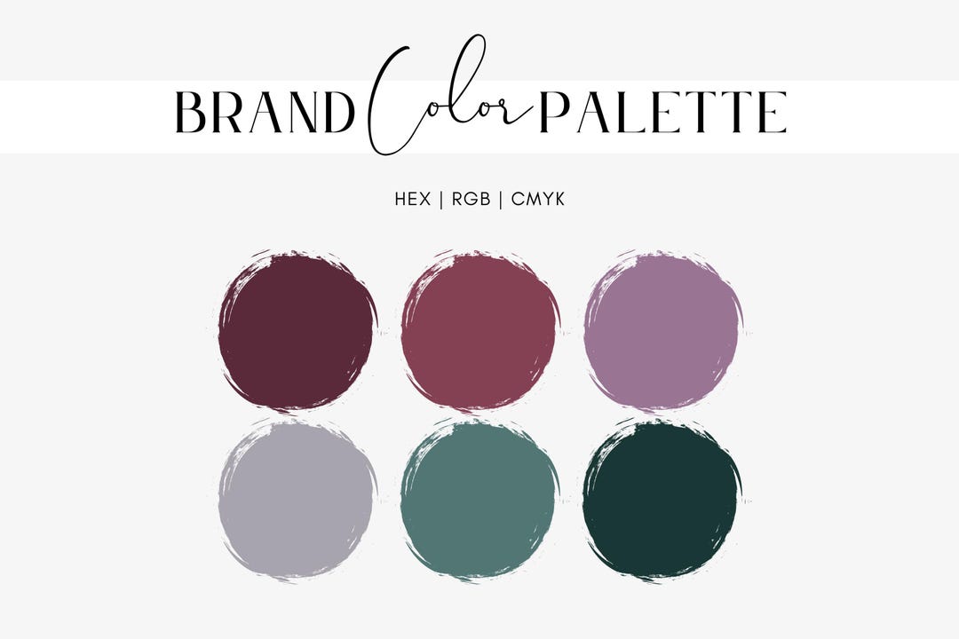 Crushed Velvet Color Palette for Branding Design, Burgundy, Mauve, Dark ...