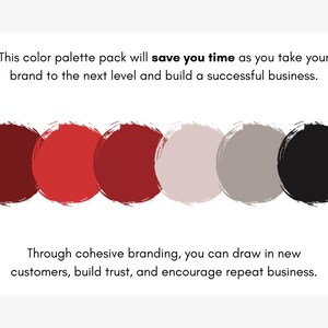 Buffalo Plaid Color Palette, Red, Black, Pink, Gray, Christmas Branding ...