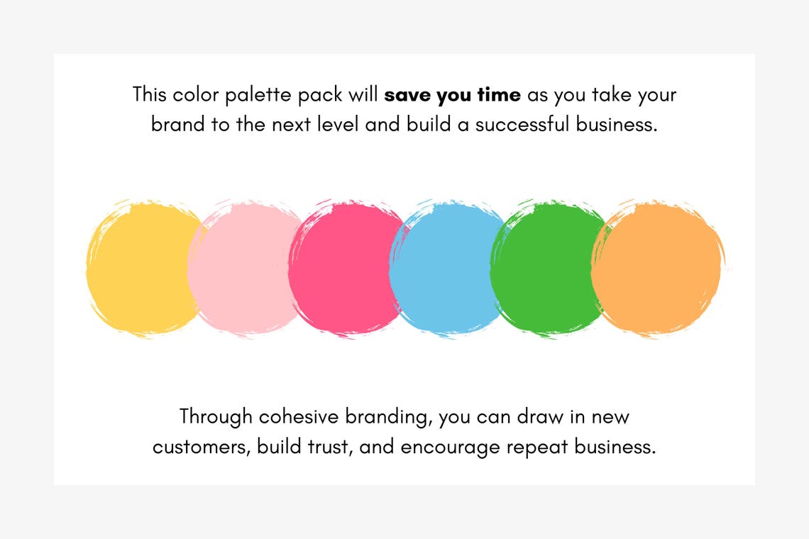 Sprinkles Color Palette, Mustard Yellow, Pink, Watermelon, Sky Blue ...