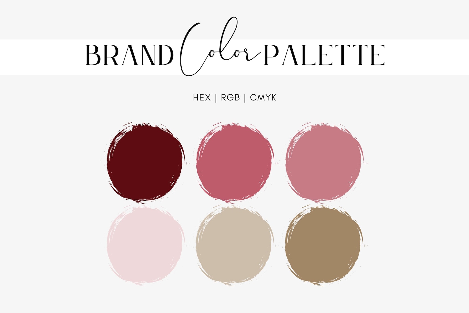 Love Letters Color Palette, Burgundy, Rouge, Rusty Rose, Light Pink ...