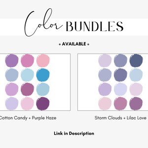 Vibrant Purple Color Palette for Branding Design, Bright Hues, Color ...