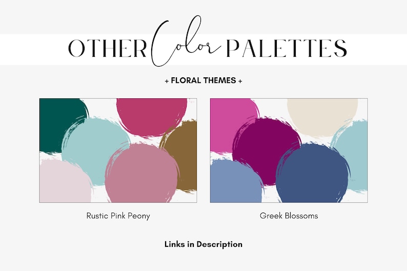 Hydrangea Color Palette, Purple Shades, Lavender, Dusty Rose, Branding ...