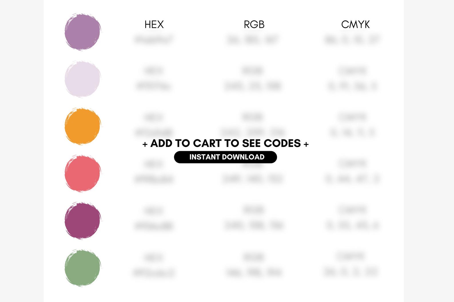 Wildflowers Color Palette, Lavender, Purple, Yellow Gold, Coral Pink ...