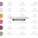 Wildflowers Color Palette, Lavender, Purple, Yellow Gold, Coral Pink ...