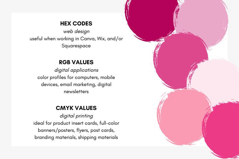 Bright Pink, Baby Pink Color Palette, Shades for Branding, Mean Girls ...
