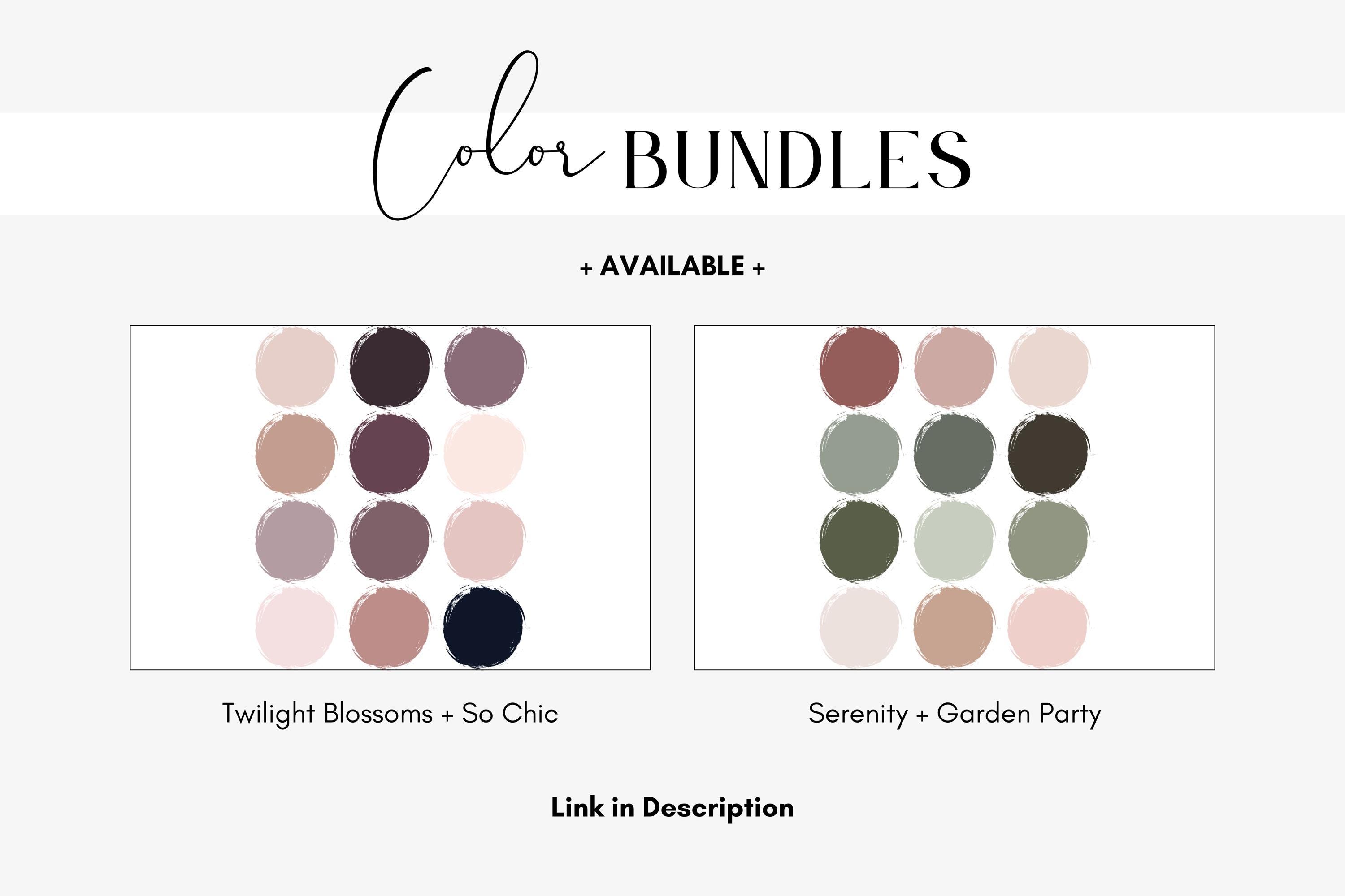 Chic Branding Color Palette, Taupe, Ash Purple, Dusty Rose, Blush Pink ...