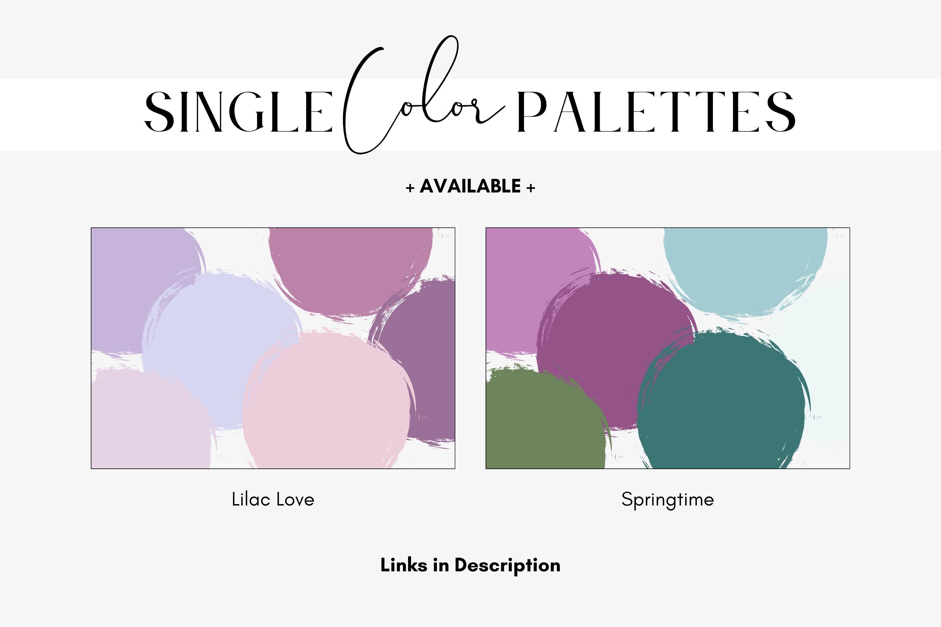 Lilac Spring Color Palette for Small Business Branding, Lavender ...