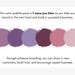 Hydrangea Color Palette, Purple Shades, Lavender, Dusty Rose, Branding ...