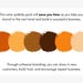 Orange and Brown Fall Color Palette, Branding Design for Small Business ...