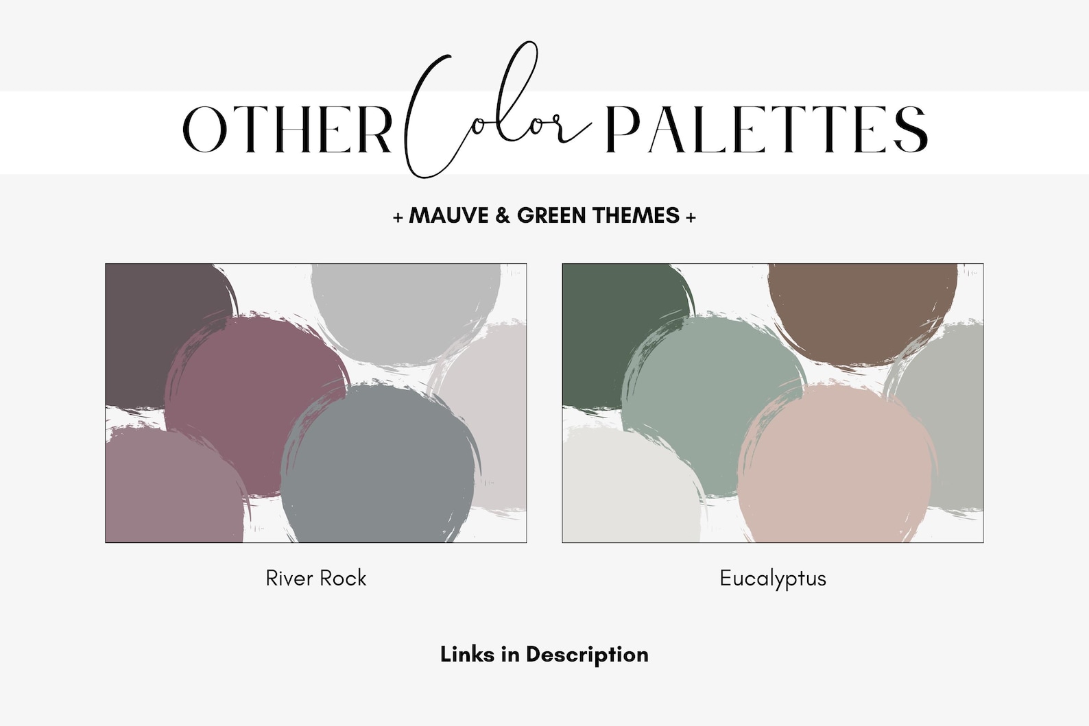 Mauve and Sage Green Color Palette, Natural Color Theme, Branding for ...