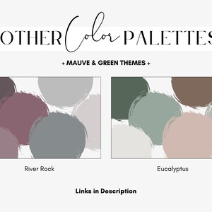 Mauve and Sage Green Color Palette, Natural Color Theme, Branding for ...