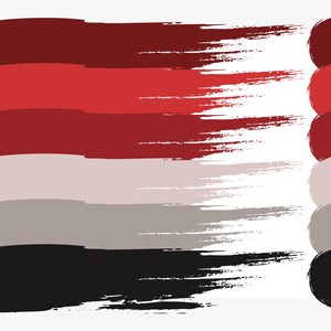Buffalo Plaid Color Palette, Red, Black, Pink, Gray, Christmas Branding ...