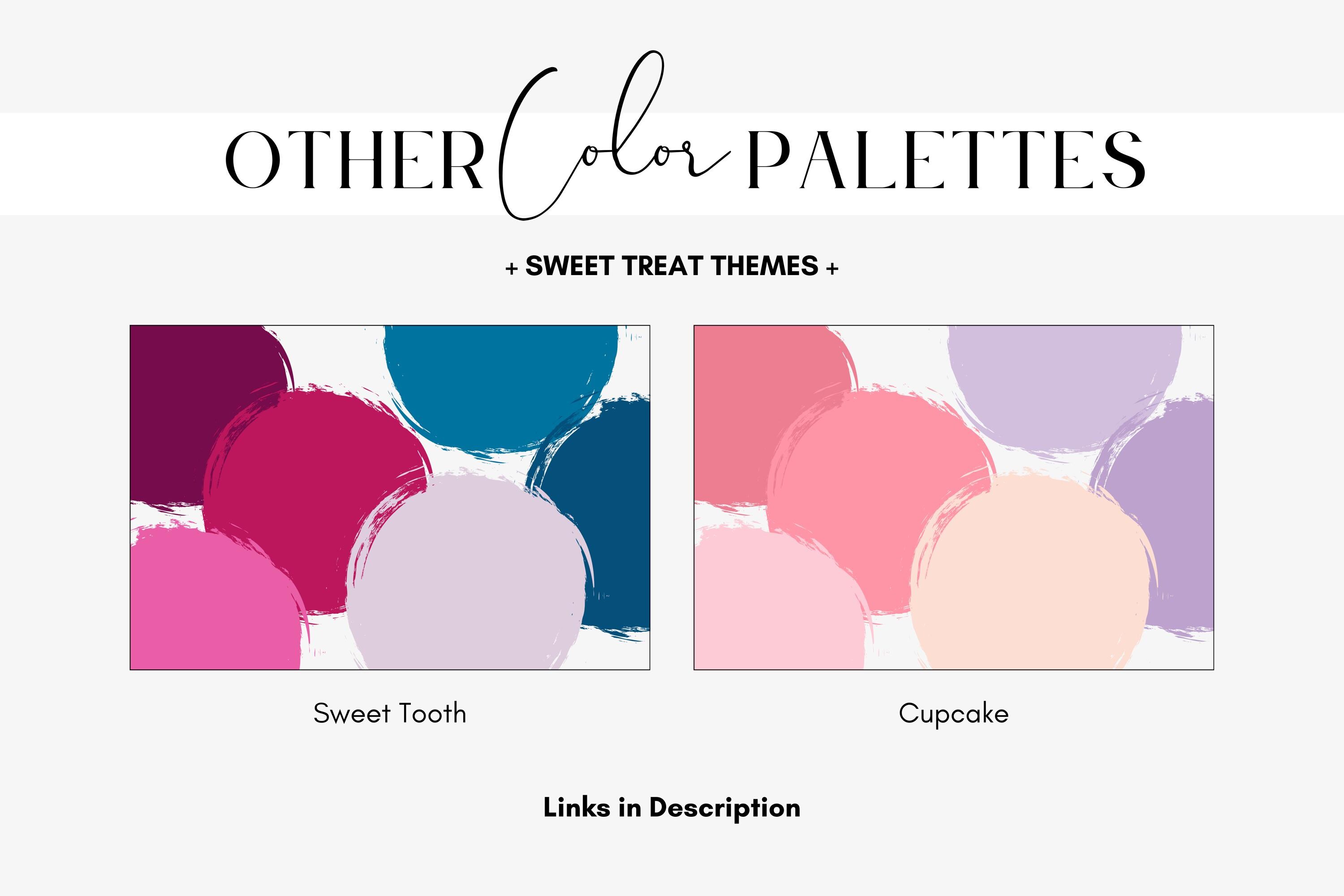 Sprinkles Color Palette, Mustard Yellow, Pink, Watermelon, Sky Blue ...