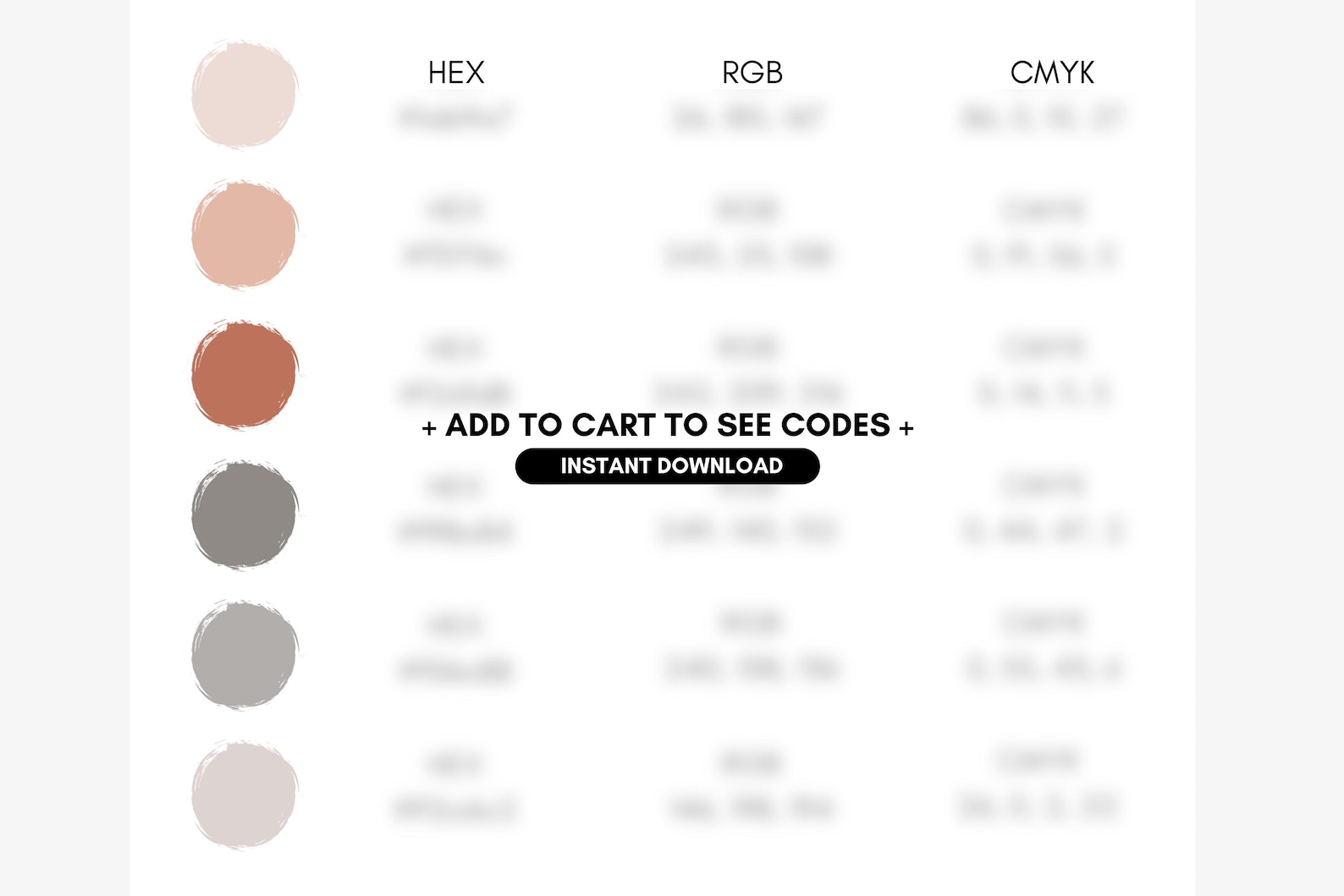 Boho Color Palette, Sage Green and Warm Terracotta Shades, Aesthetic ...