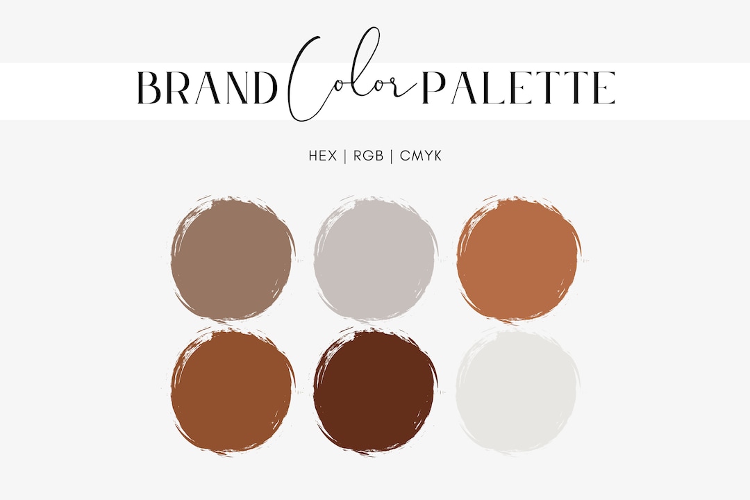 Terracotta Color Palette, Desert Boho Branding for Website and Social ...
