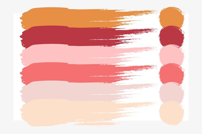 Grapefruit Color Palette for Branding, Marigold, Blood Red Orange, Soft ...