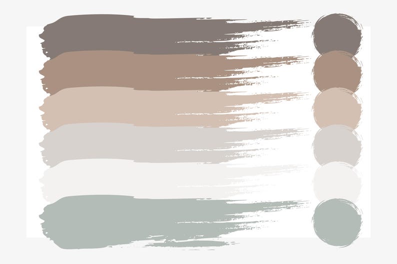 Sand Color Palette, Boho Brand Colors, Earth Tones for Website and ...